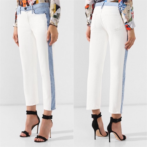 Frame Denim | Jeans | Frame Le High Straight Colorblocked Jeans In ...